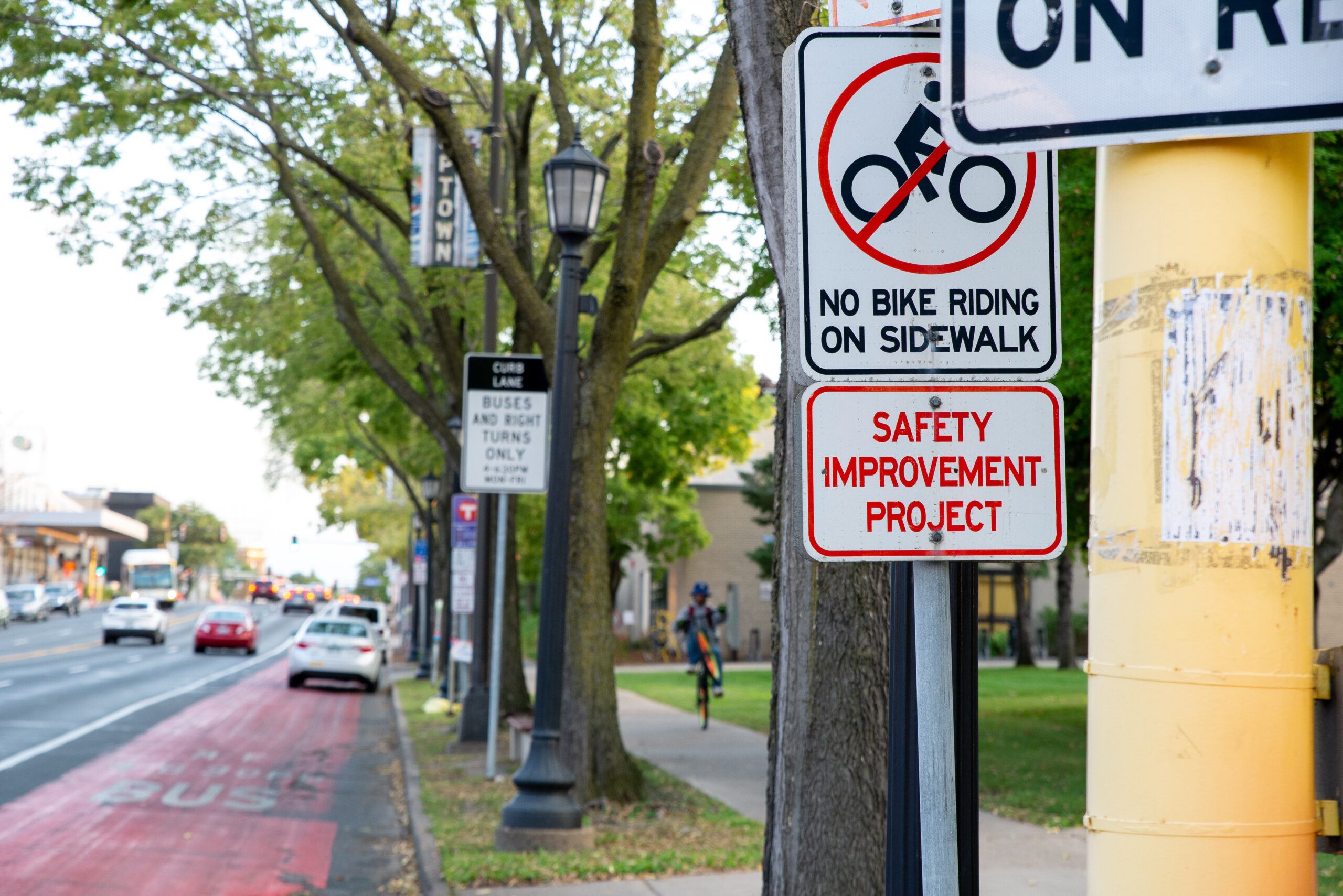 Solving the No Bike Riding On Sidewalk issue - Hennepin for People